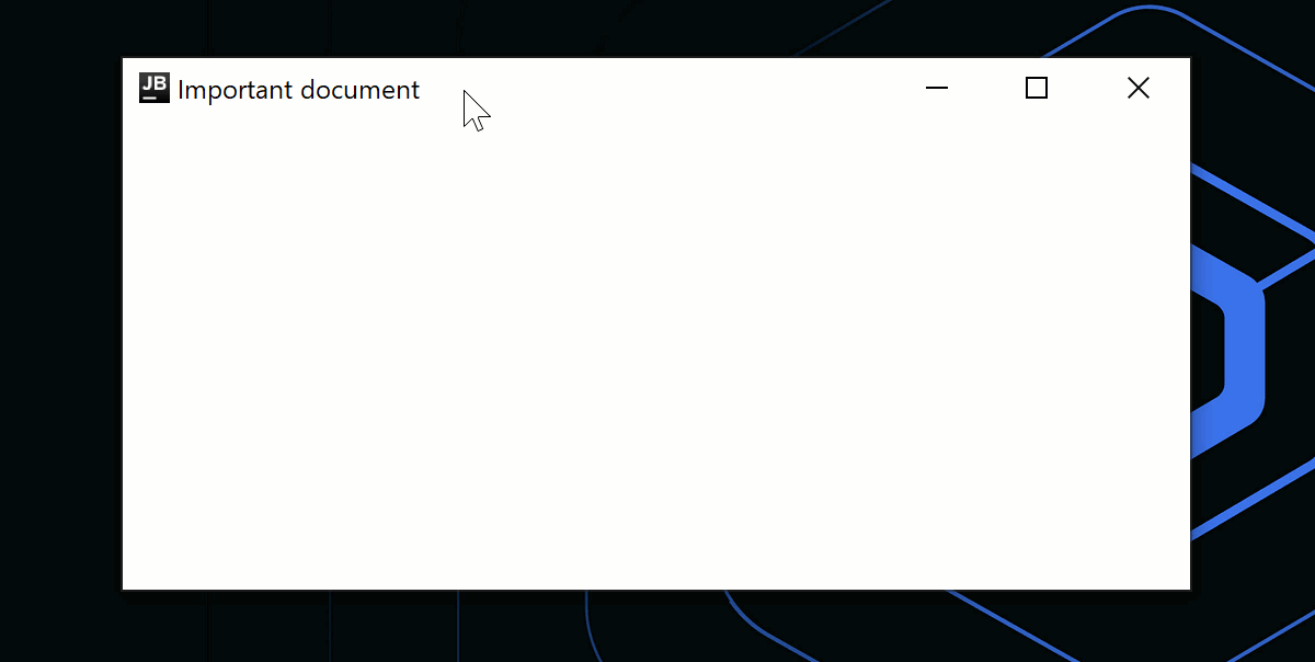Top-level windows management | Kotlin Multiplatform Development Documentation