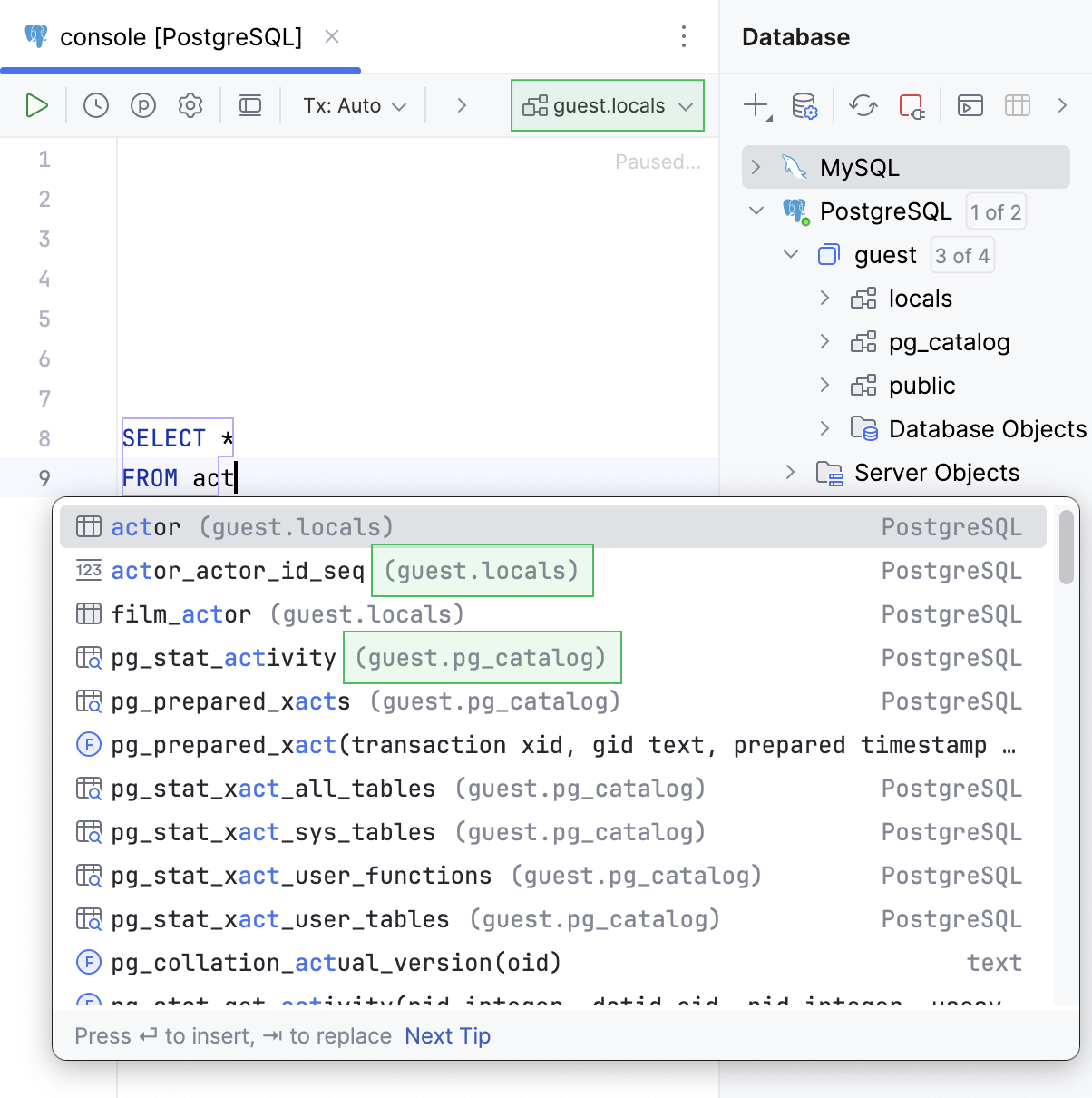 Code Completion | JetBrains Rider Documentation