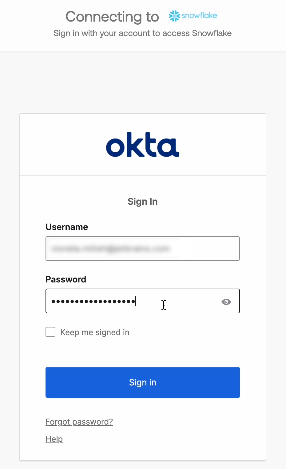 Create Snowflake data sources with Okta SSO and Duo MFA | JetBrains Rider Documentation