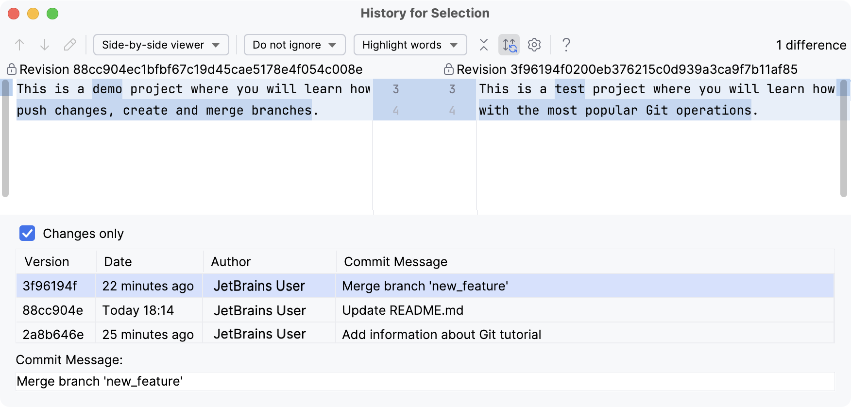 Tutorial: Getting started with Git in JetBrains Rider | JetBrains Rider Documentation