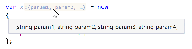 C# Type Name Hints | JetBrains Rider Documentation
