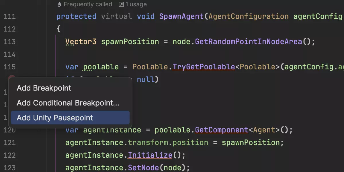 Debug Unity applications | JetBrains Rider Documentation