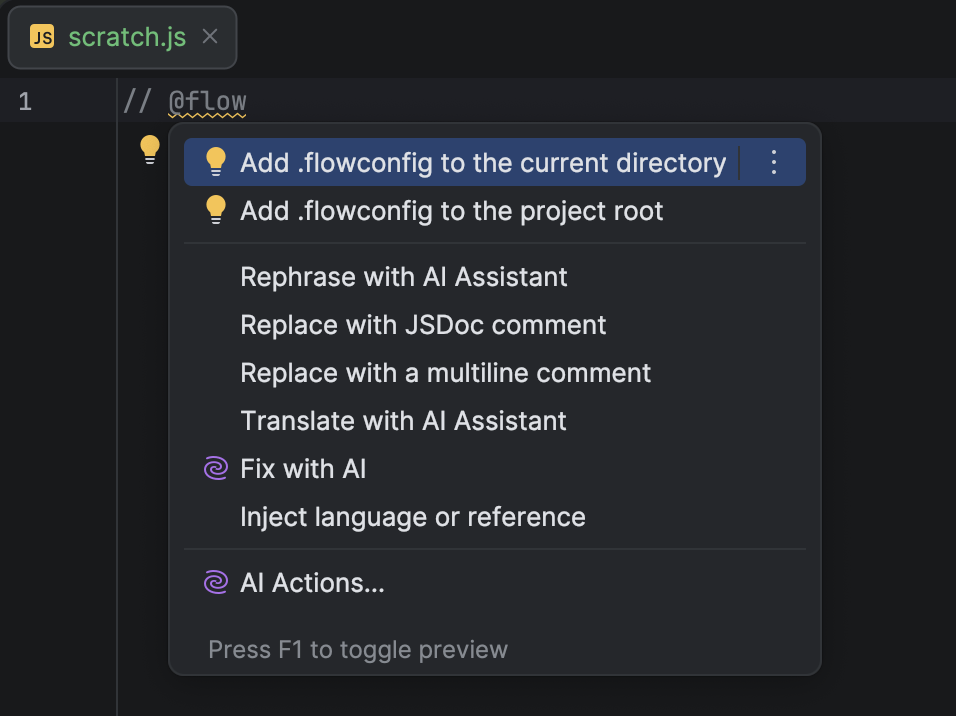 Flow | JetBrains Rider Documentation