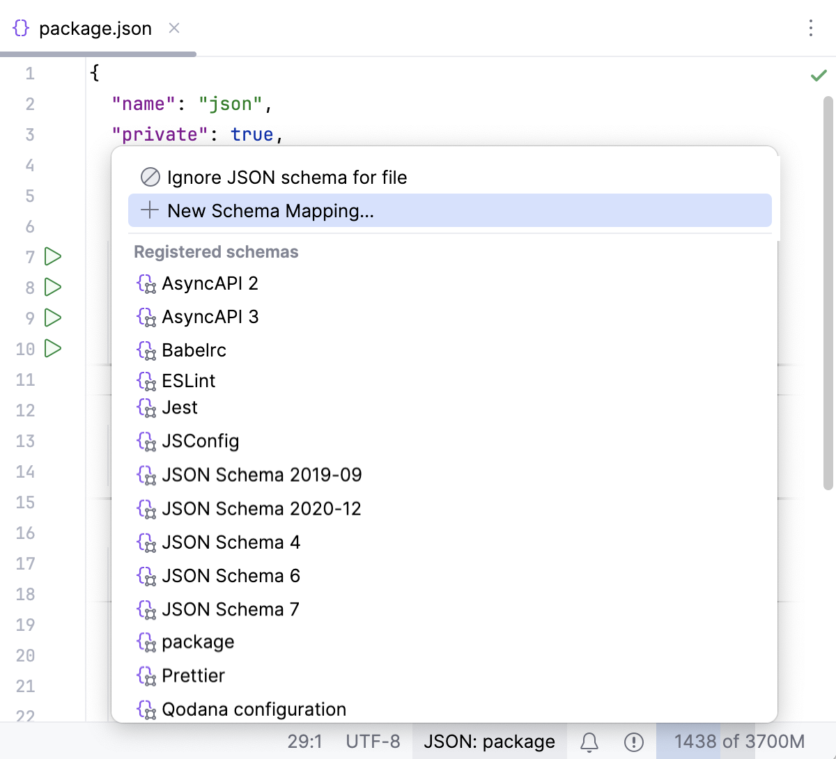 Languages and frameworks: JSON | JetBrains Rider Documentation