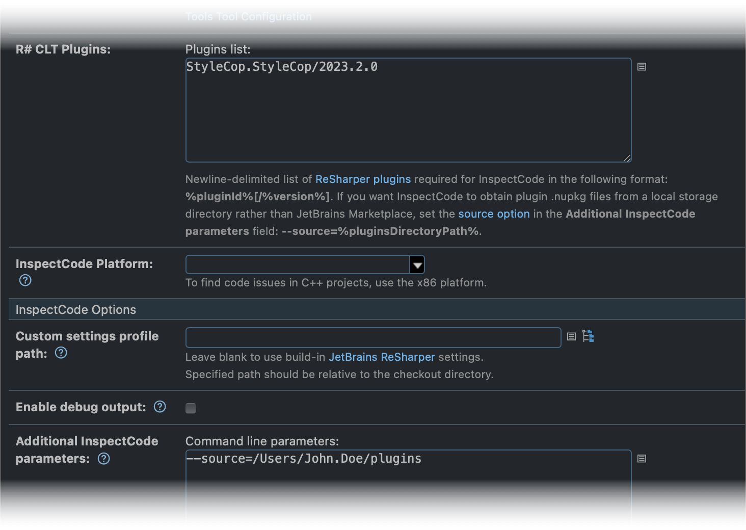 检查（ReSharper） | TeamCity On-Premises 文档