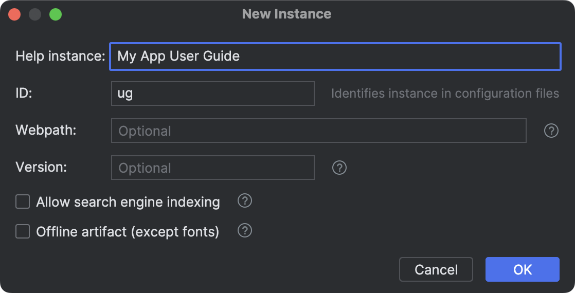 Instances | Writerside Documentation