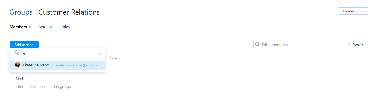 Add and Remove Members | YouTrack Cloud Documentation