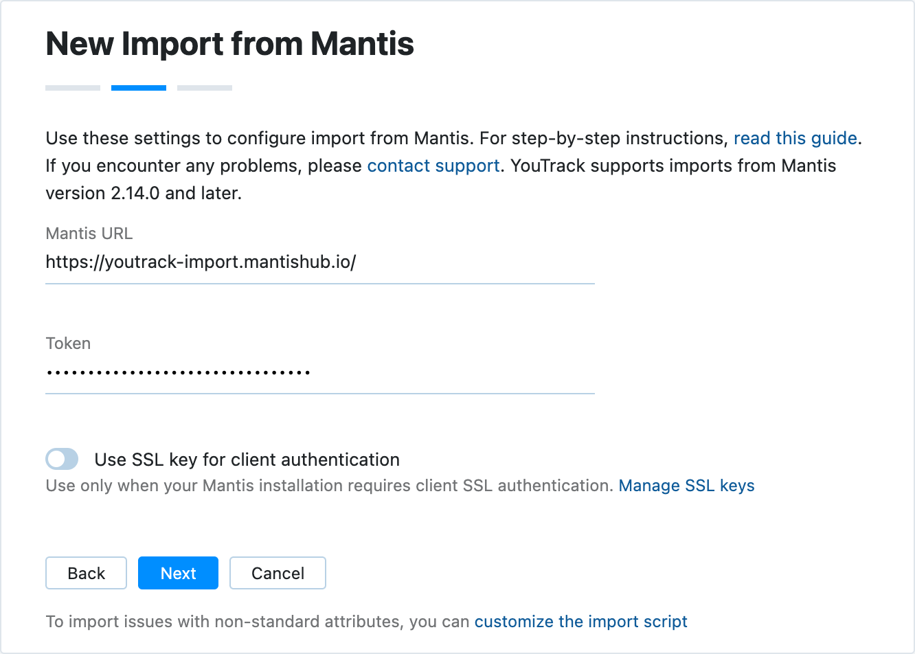 Import from Mantis Bug Tracker | YouTrack Cloud Documentation
