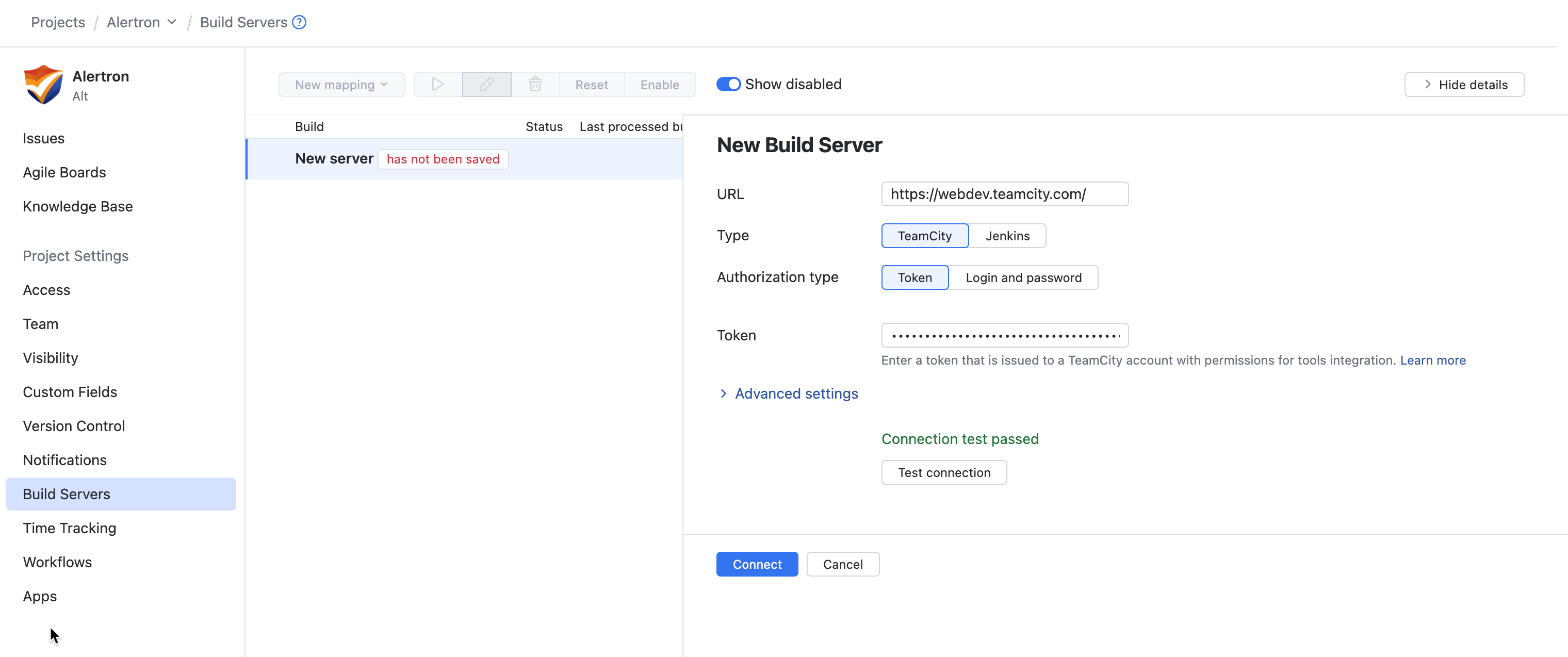 Integrate with TeamCity | YouTrack Cloud Documentation