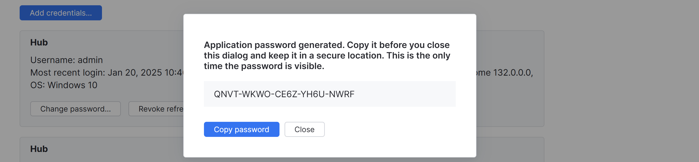 Generate Application Passwords | YouTrack Server Documentation