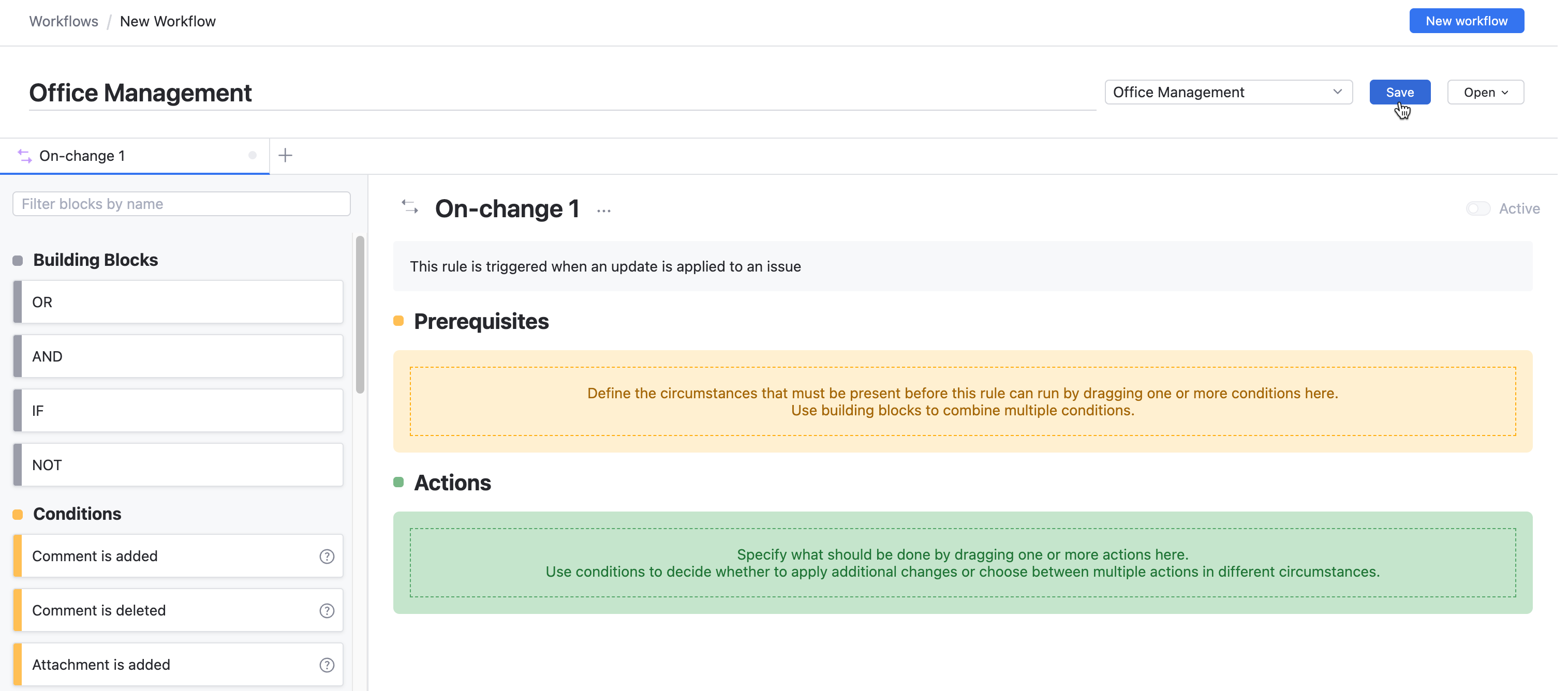 Create a Workflow | YouTrack Cloud Documentation