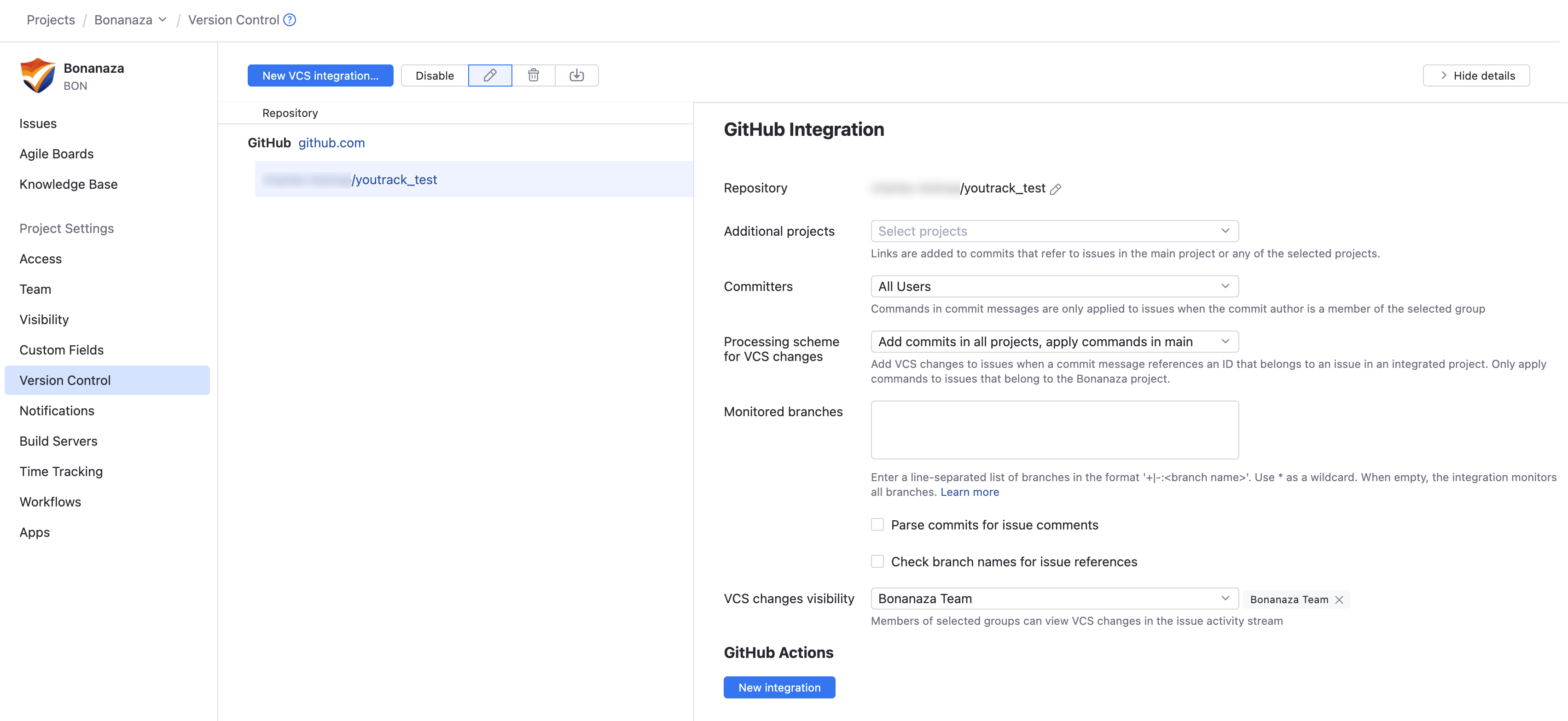 Integrate with GitHub | YouTrack Cloud Documentation