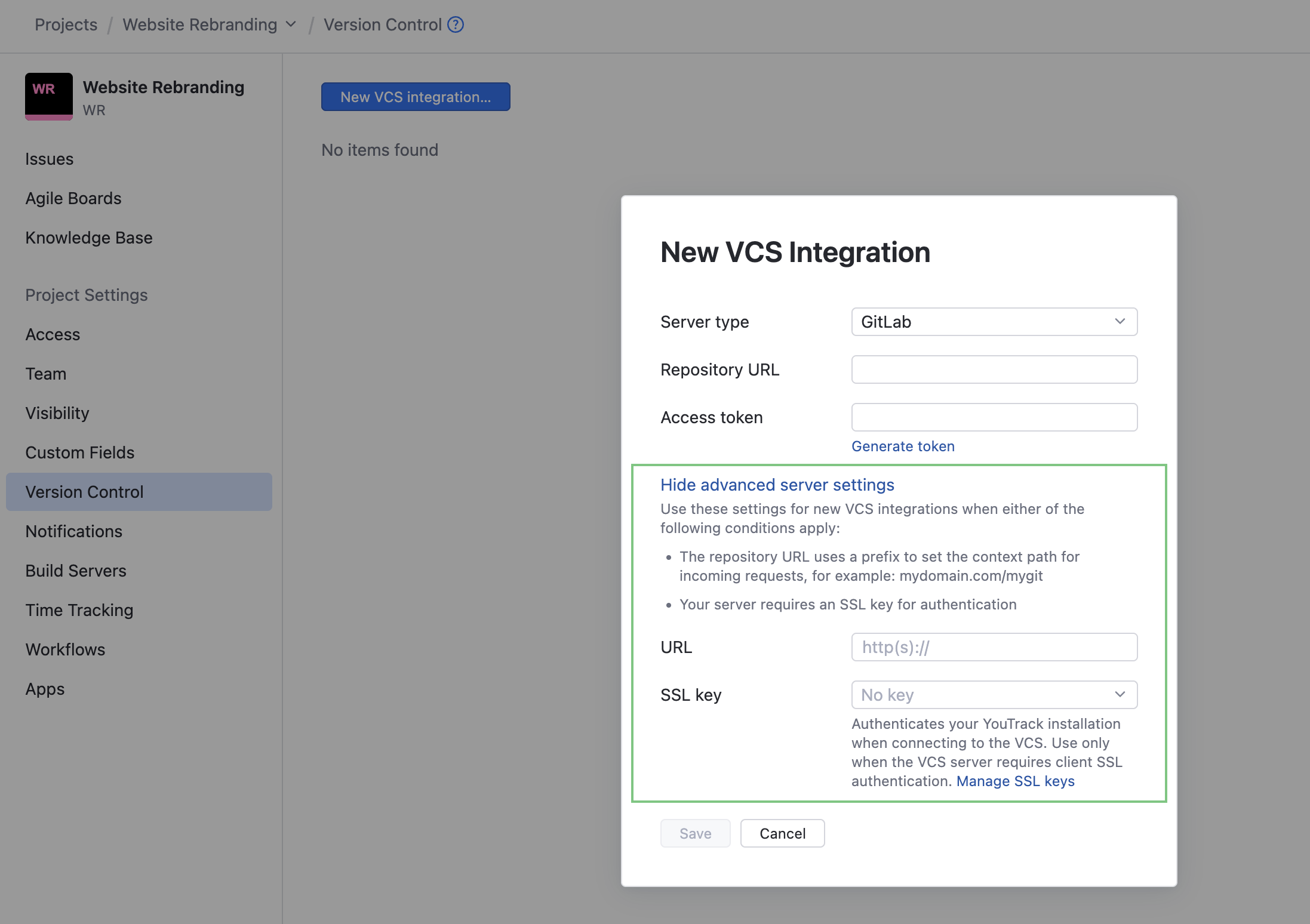 Integrate with GitLab | YouTrack Server Documentation