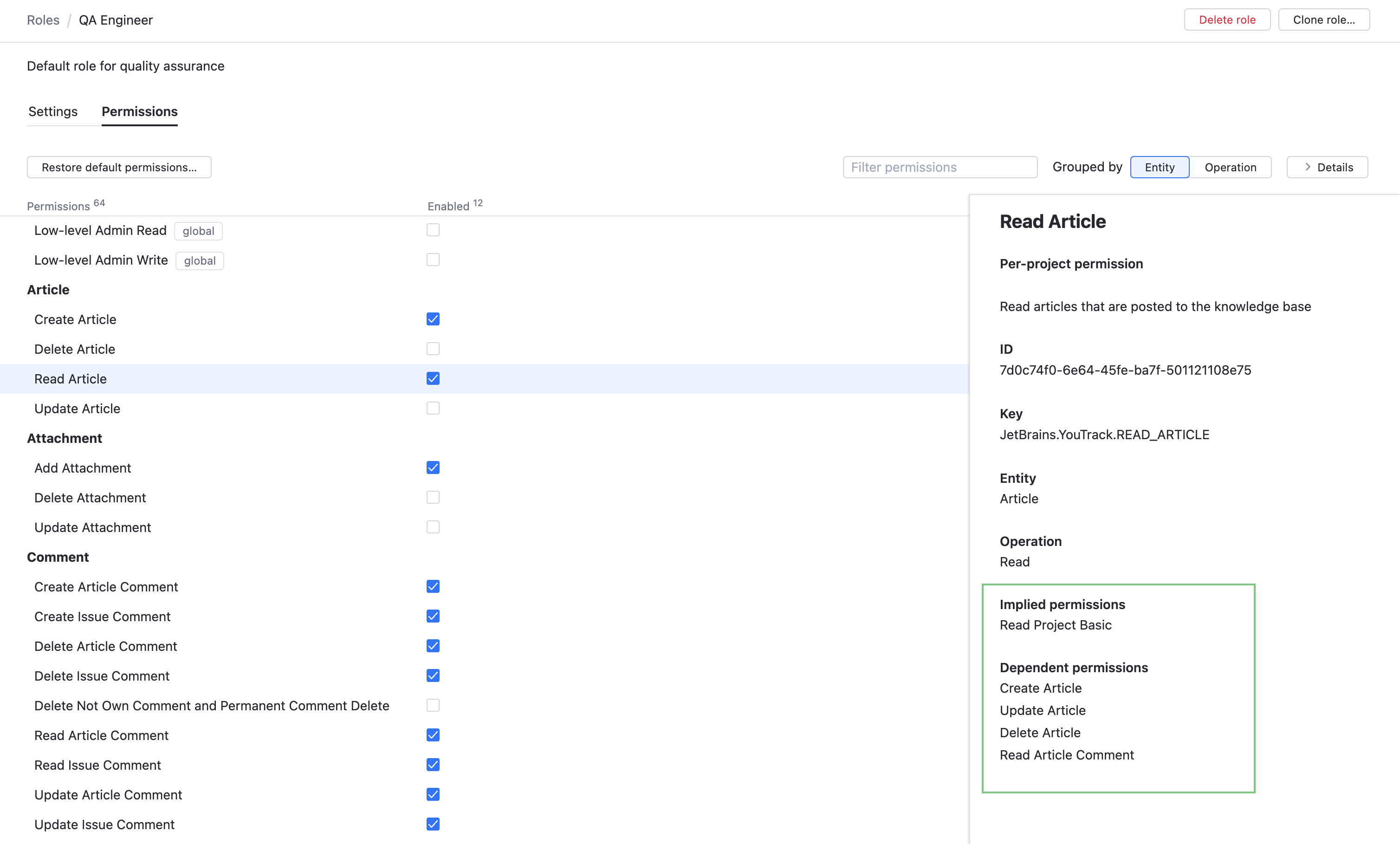YouTrack Permissions | YouTrack Cloud Documentation