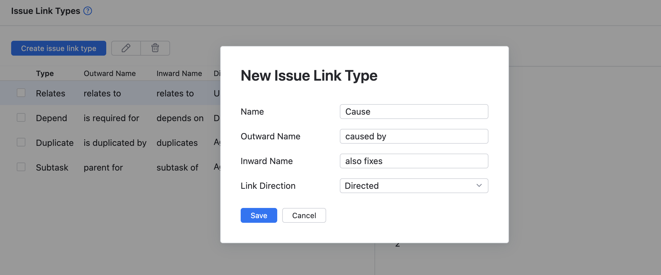 Issue Link Types | YouTrack Server Documentation