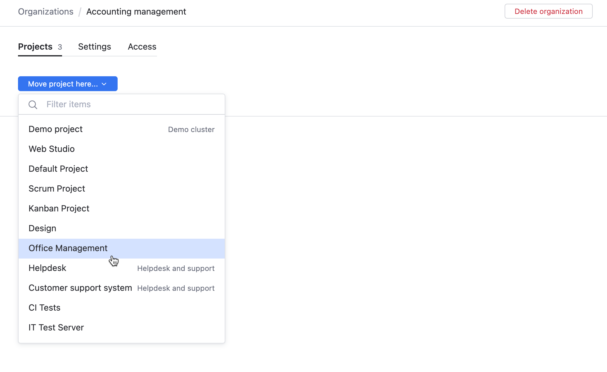 Manage Project Assignments | YouTrack Cloud Documentation