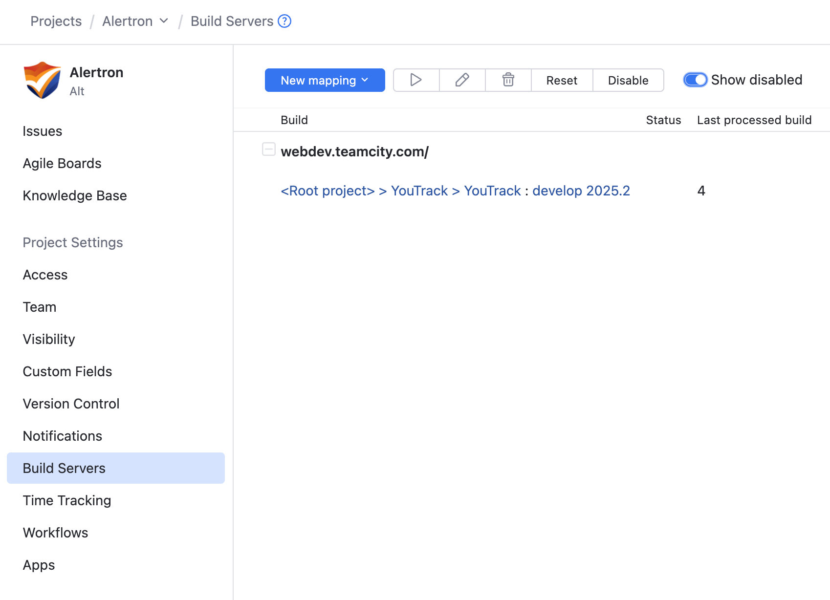 Integrate with a Build Server | YouTrack Cloud Documentation