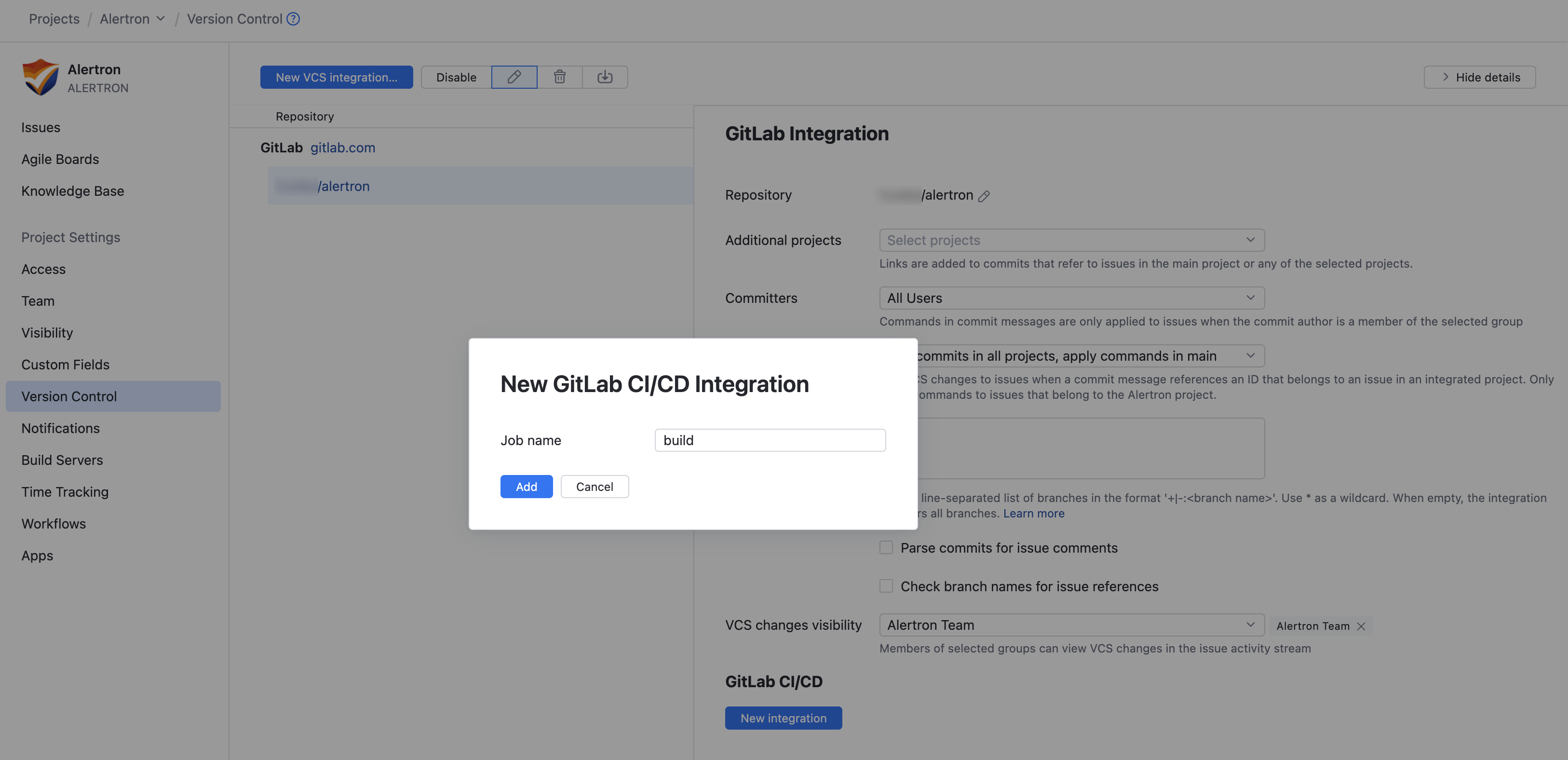 Integrate with GitLab CI/CD | YouTrack Server Documentation