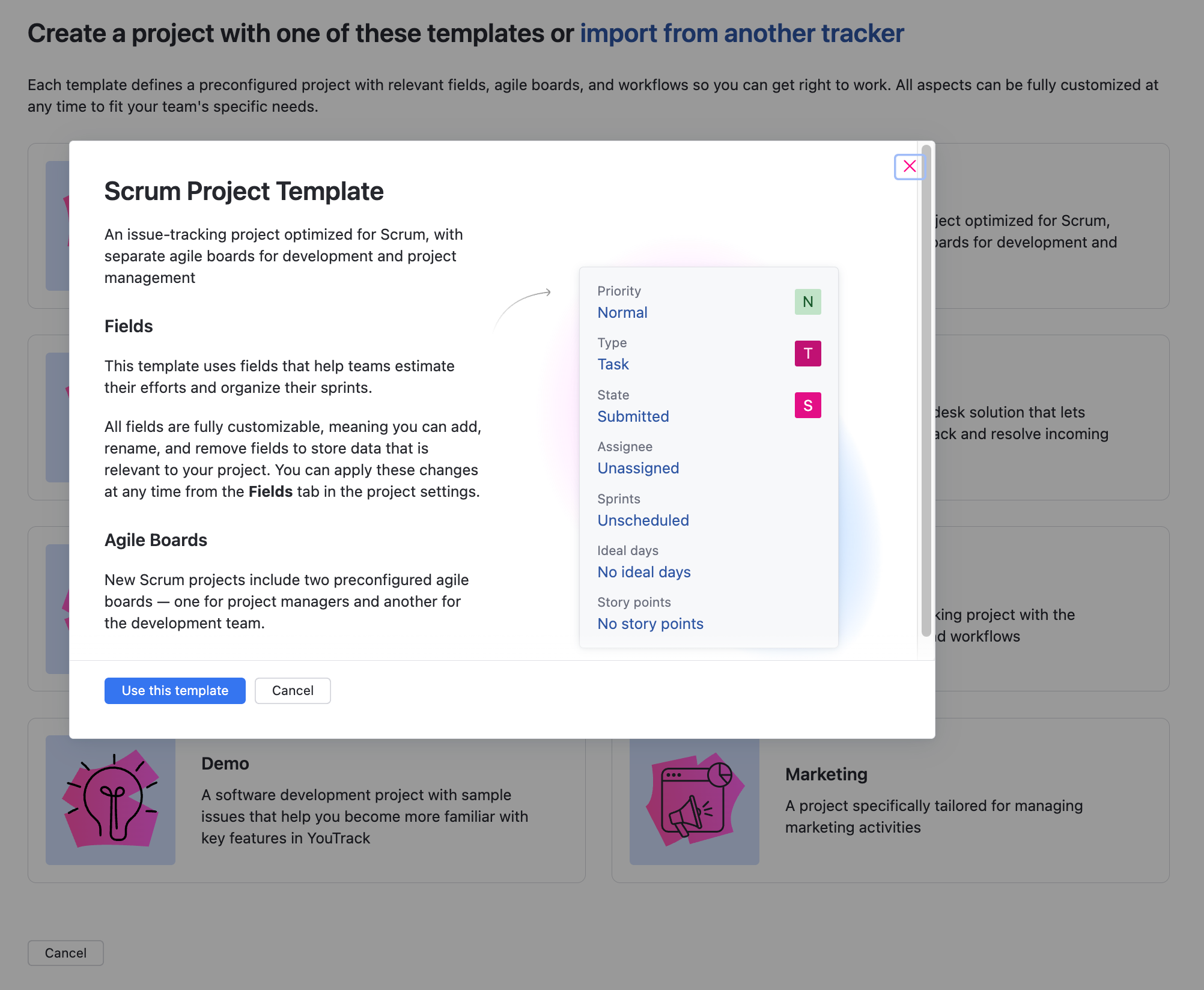 Create a Project | YouTrack Cloud Documentation