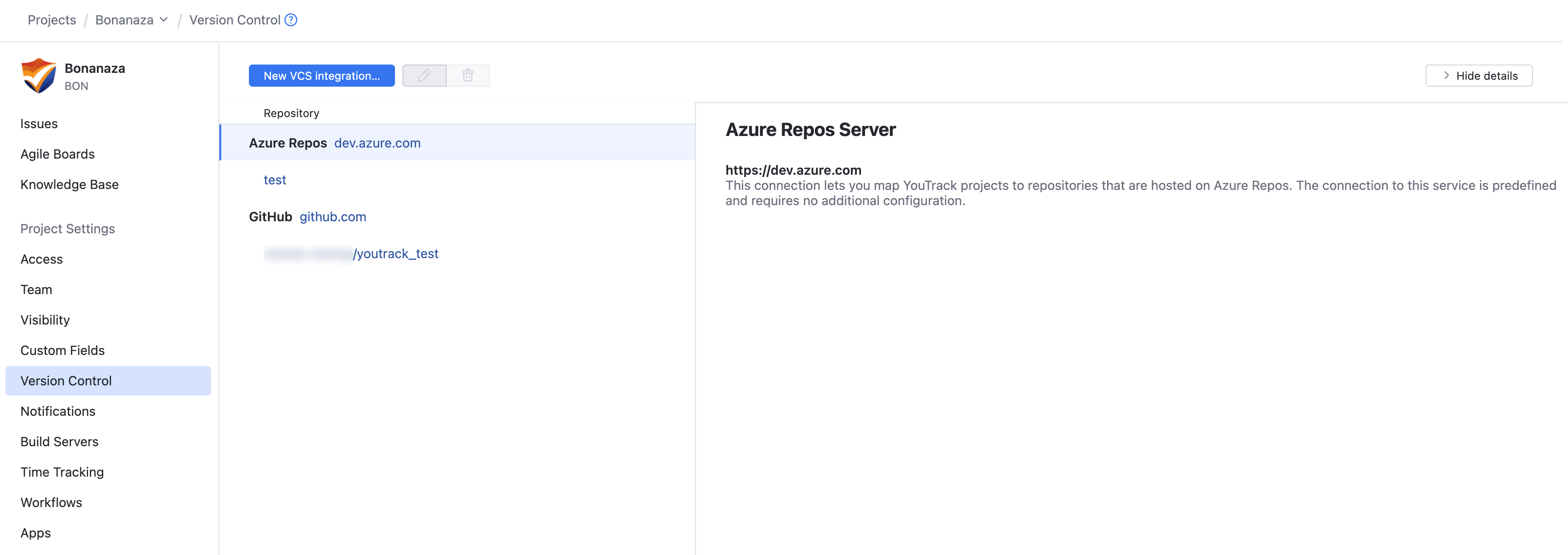 Integrate with Version Control | YouTrack Server Documentation