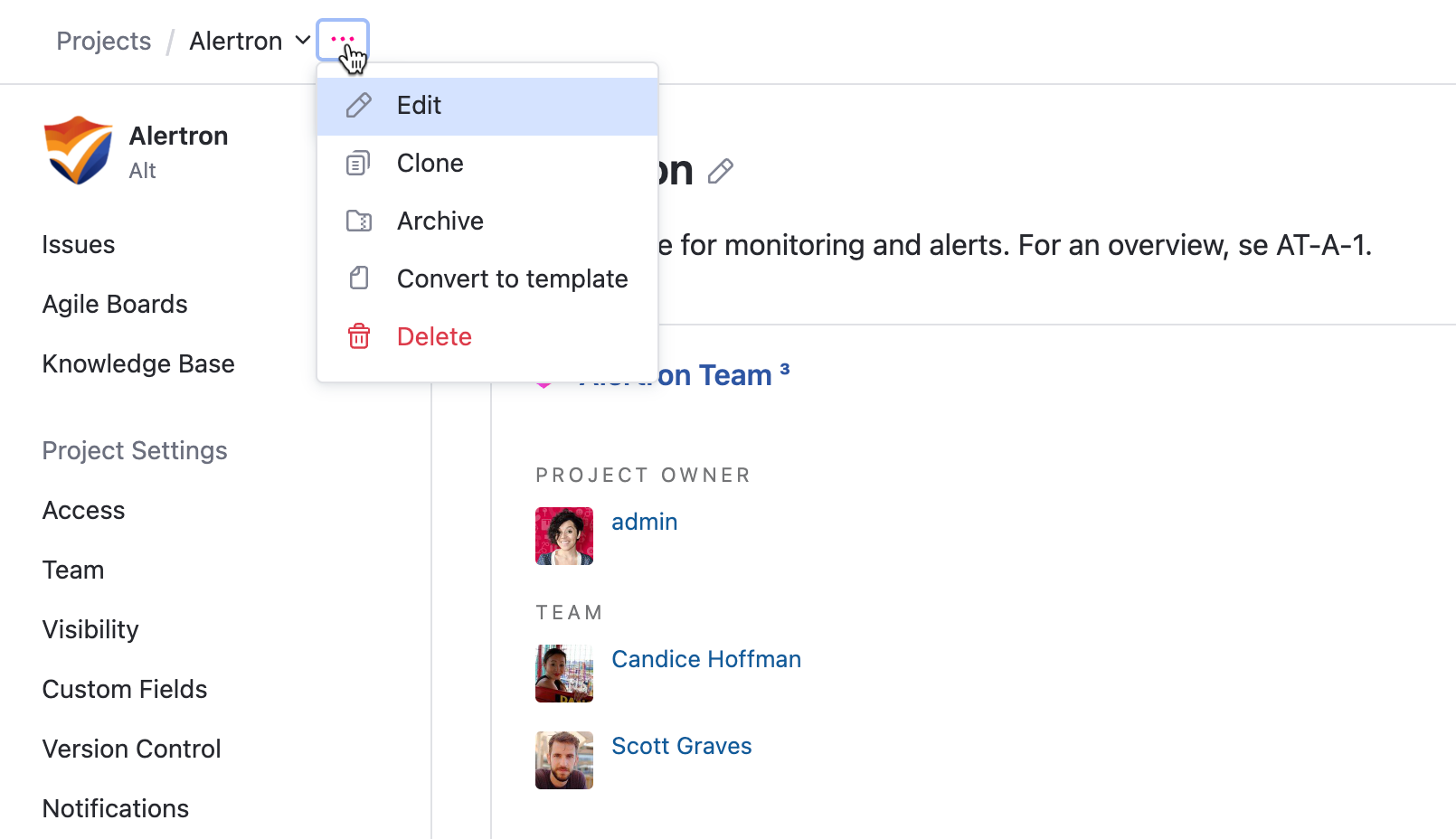 Configure a Project | YouTrack Server Documentation
