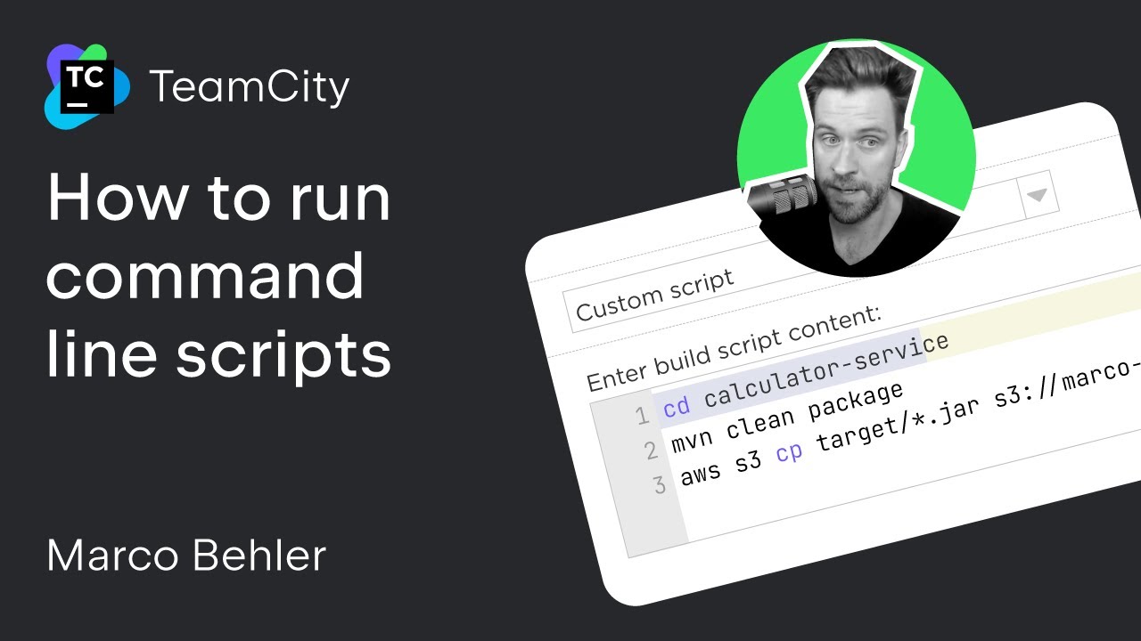 TeamCity tutorial: How to run command line scripts
